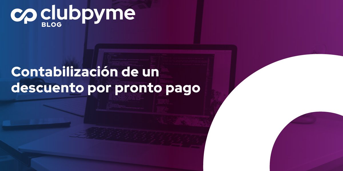 Contabilización de un descuento por pronto pago